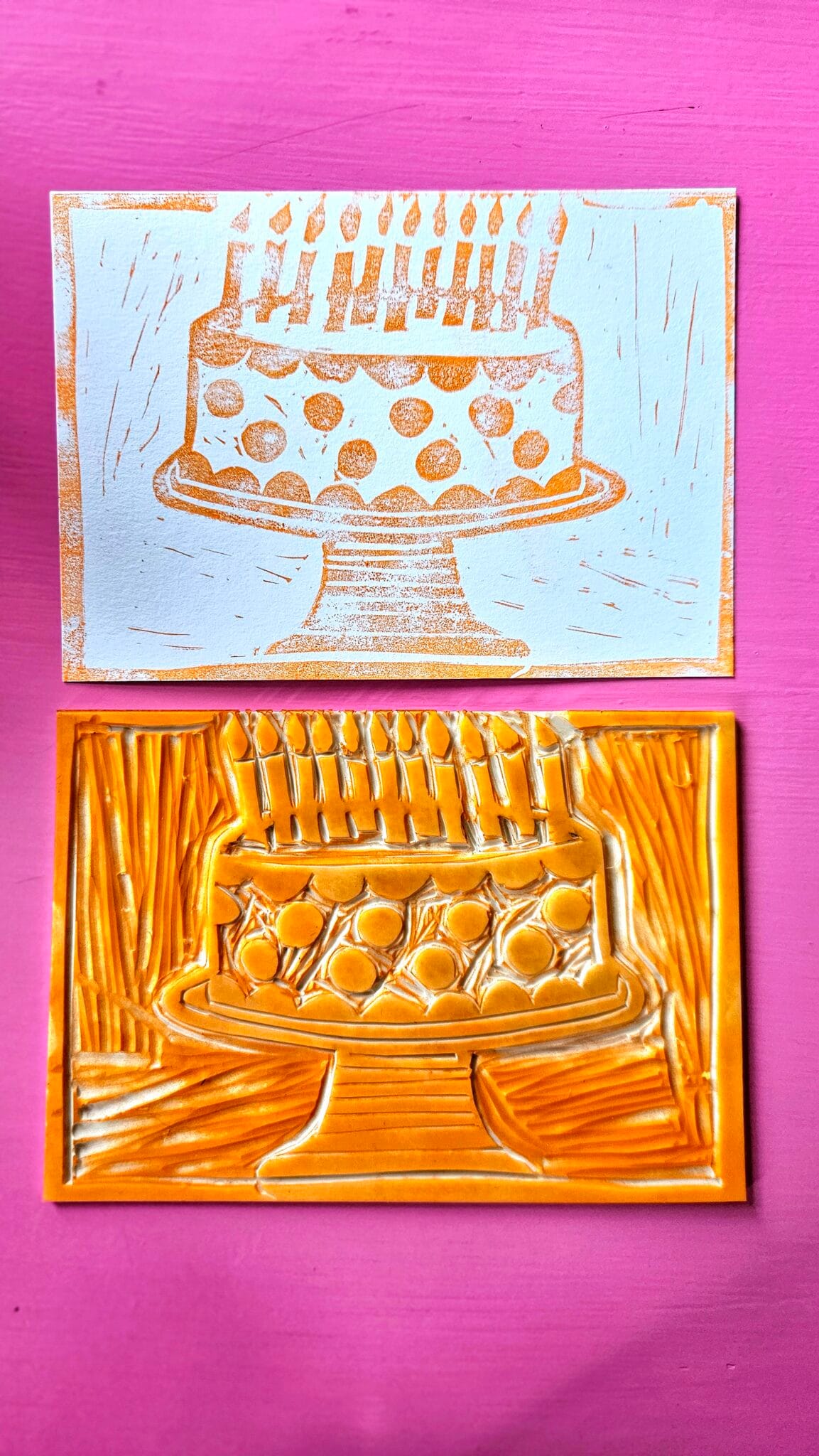 Complete DIY box voor de lino techniek