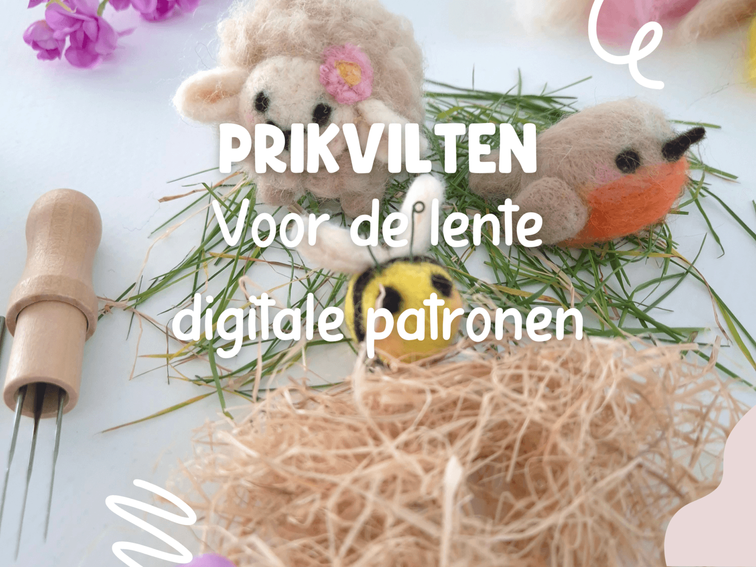 Tutorial digitaal werkboek | Prikvilten voor de Lente - September18